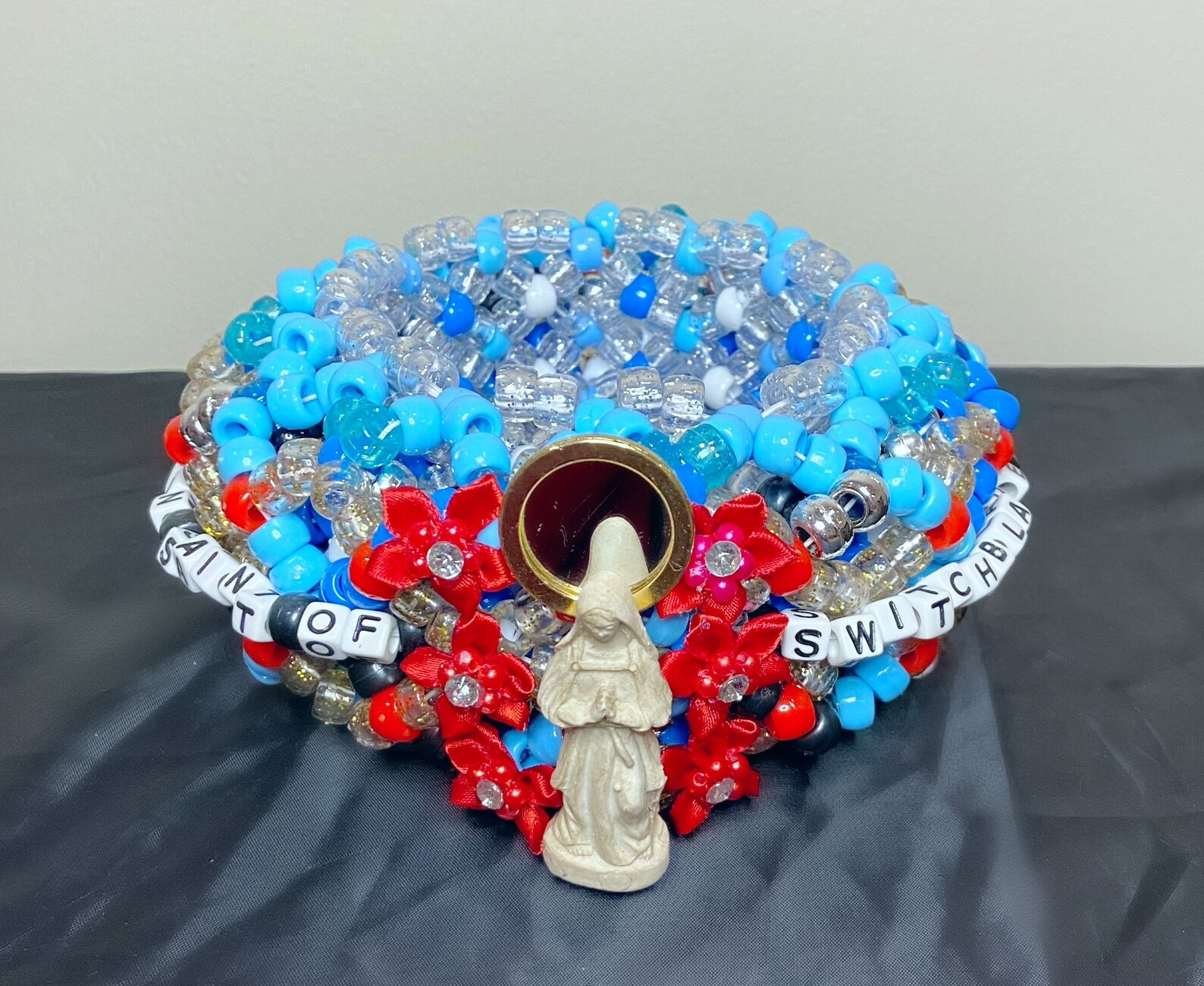 Custom-made X-base, Peyote, UFO, Carousel, Epic, Rotating Kandi Cuffs ...