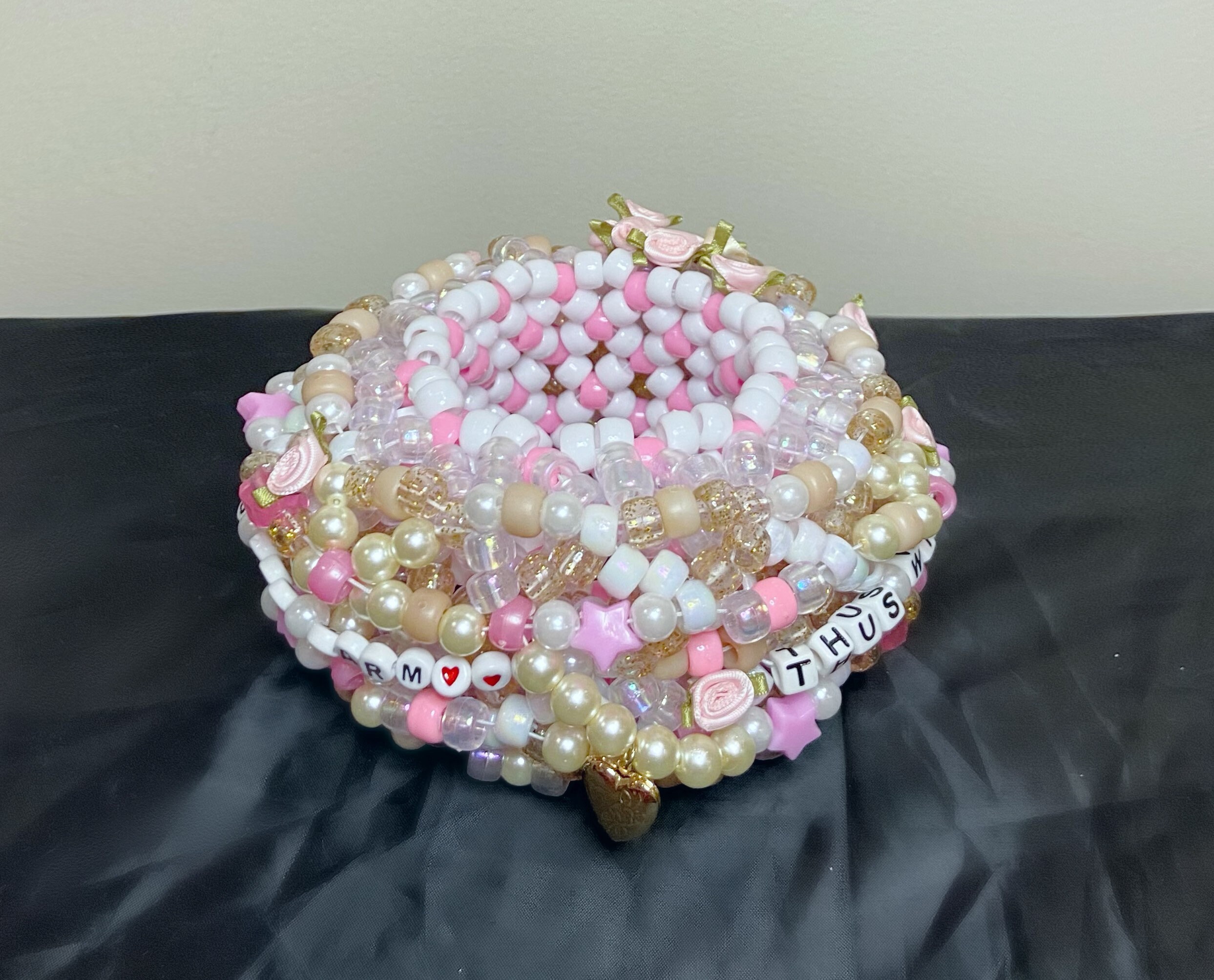 Custom-made X-base, Peyote, UFO, Carousel, Epic, Rotating Kandi Cuffs ...