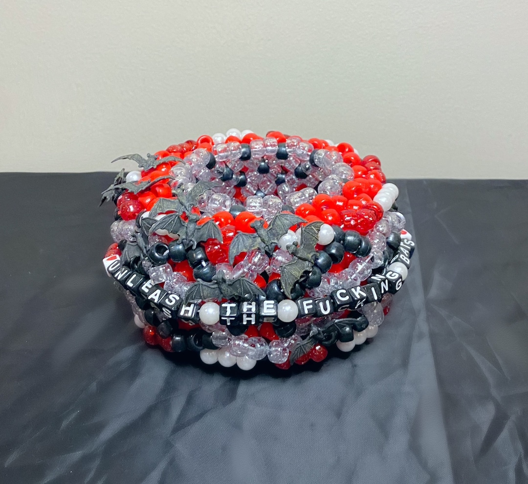 Custom-made X-base, Peyote, UFO, Carousel, Epic, Rotating Kandi Cuffs ...