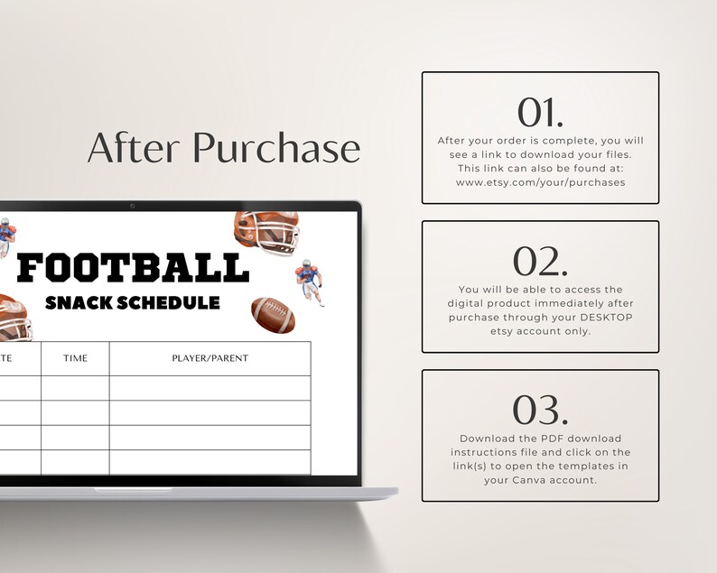 Football Snack Sign up Sheet, Printable for Team Mom Binder, Game Day ...