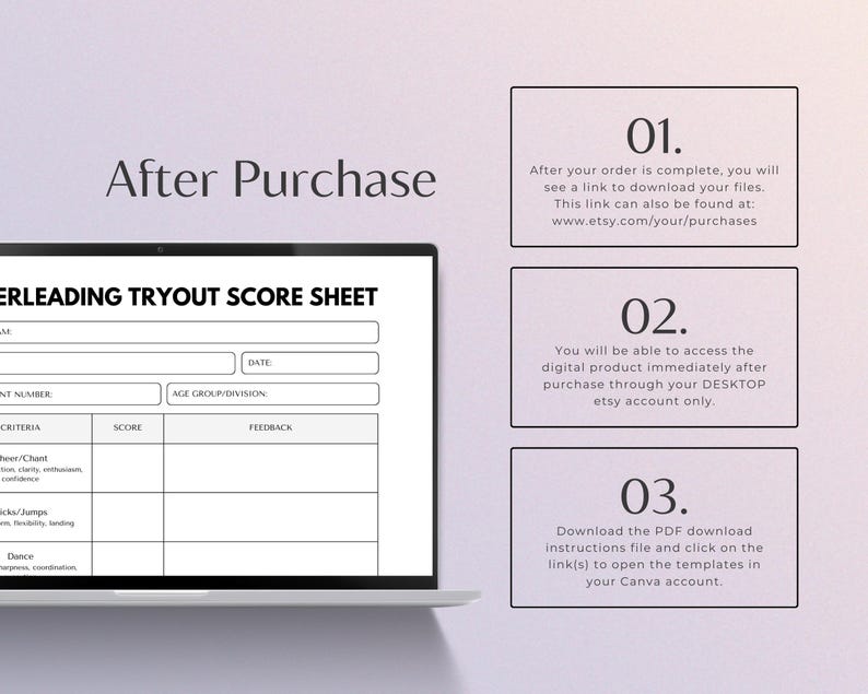 Cheerleading Tryout Score Sheet, Judges Score Card, Printable Judging Sheet, Cheerleader ...