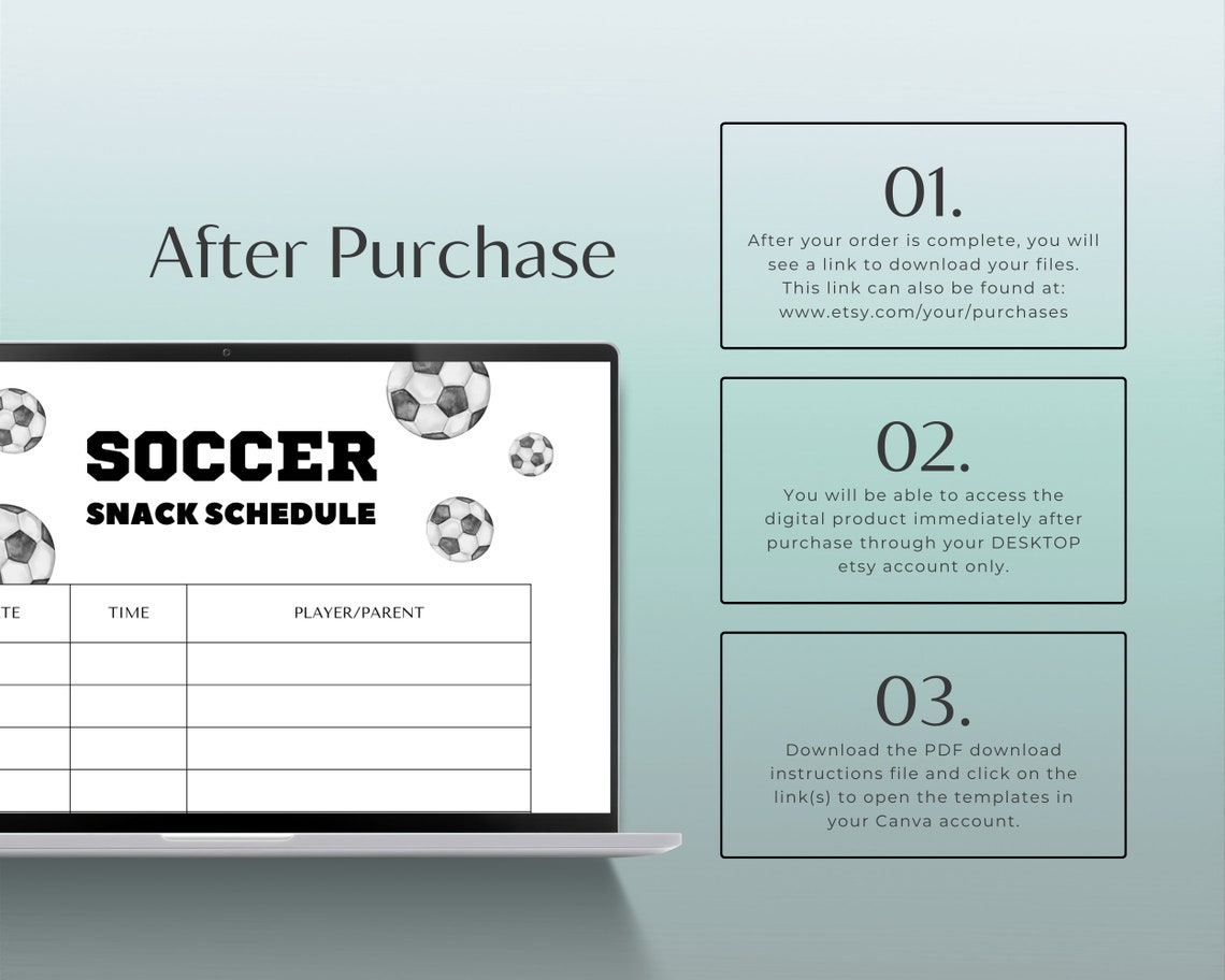 Soccer Game Day Snack Schedule, Coach Printable, Sports Schedule, Team ...