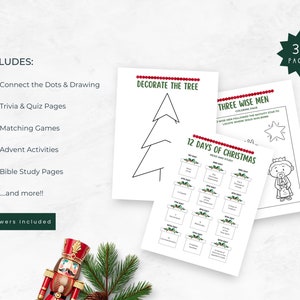 Printable Religious Christmas Kids Activity, Christian Christmas ...