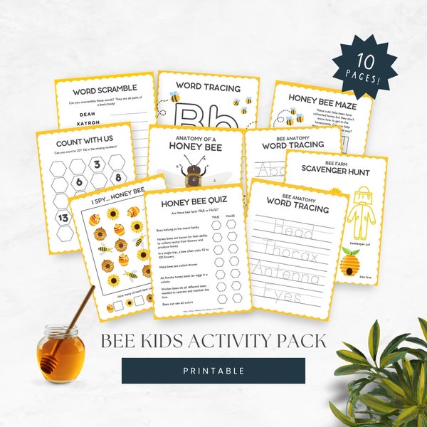 Honey Bee Printables - Etsy