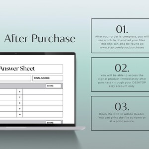 Trivia Night Answer Sheet, 5 Rounds 10 Questions, Downloadable PDF ...