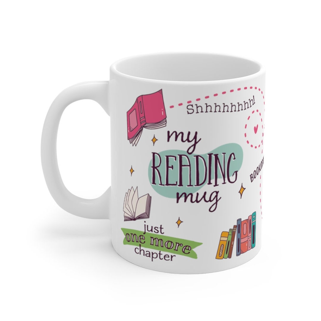 My Reading Mug, Personalized Reader Mug, Book Nook Mug, Bookworm Gift ...