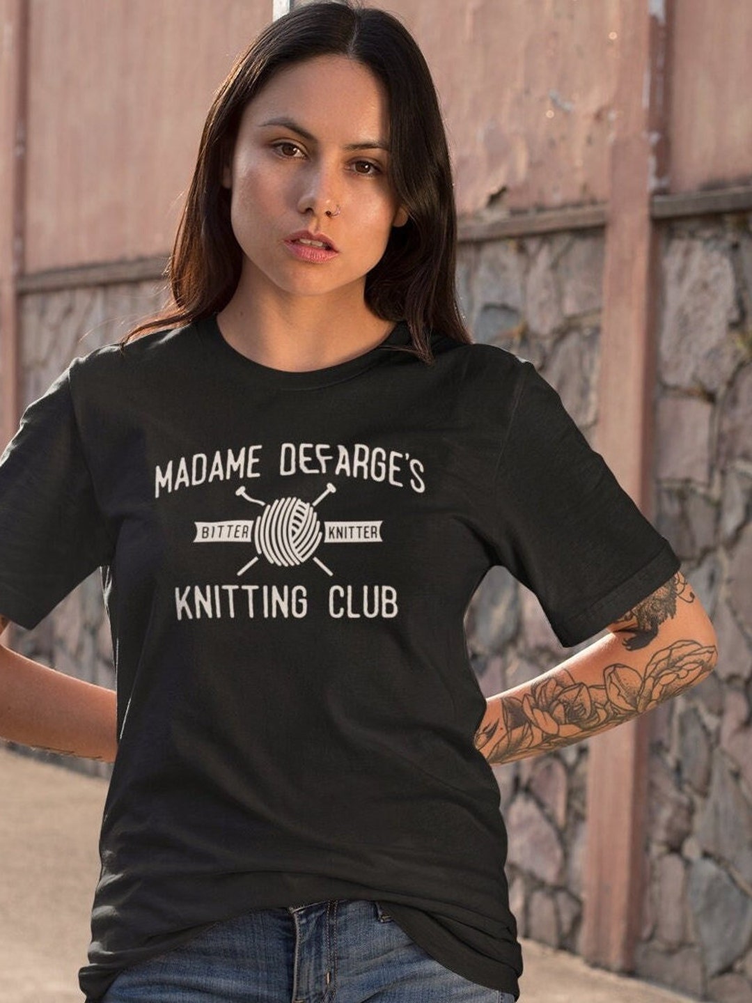Madame Defarge Knitting School, Charles Dickens, Knitting Gift, A Tale ...