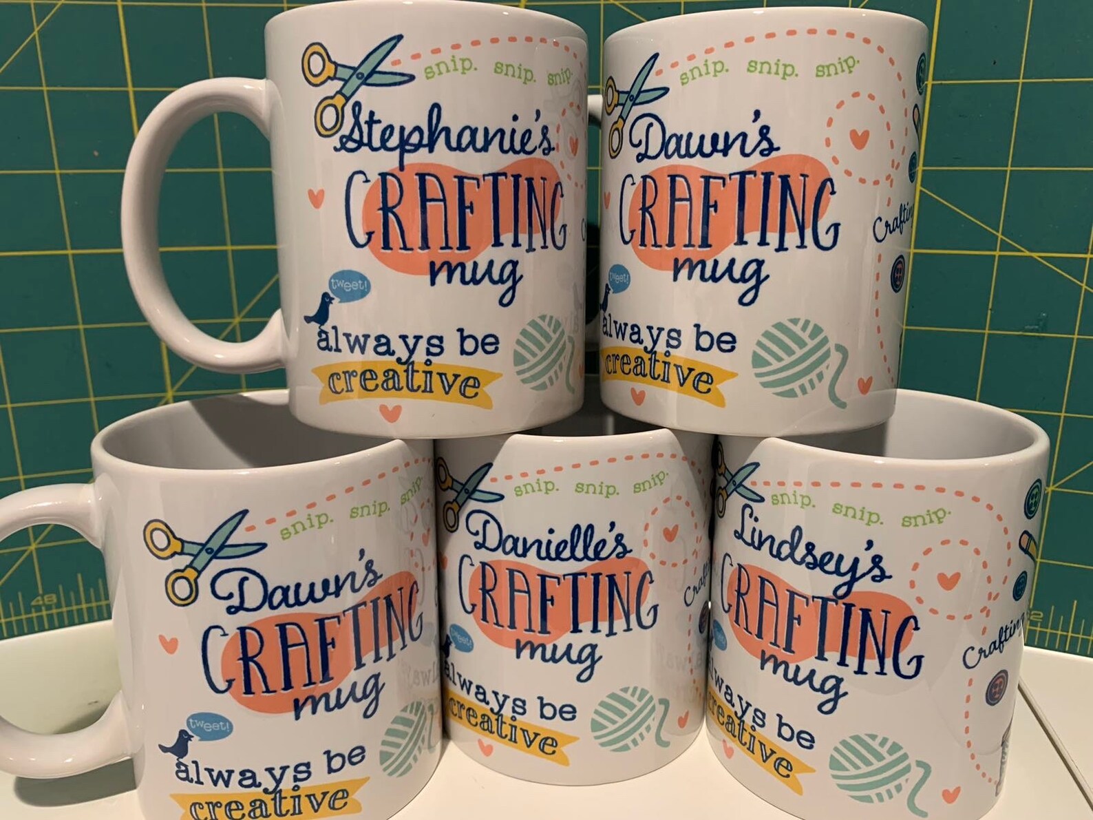 My Crafting Mug Personalized Craft Lovers Mug Crafting Gift - Etsy