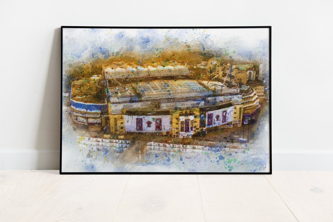 Chelsea FC Oil Painting Print / Stamford Bridge Art Print / Chelsea Art ...