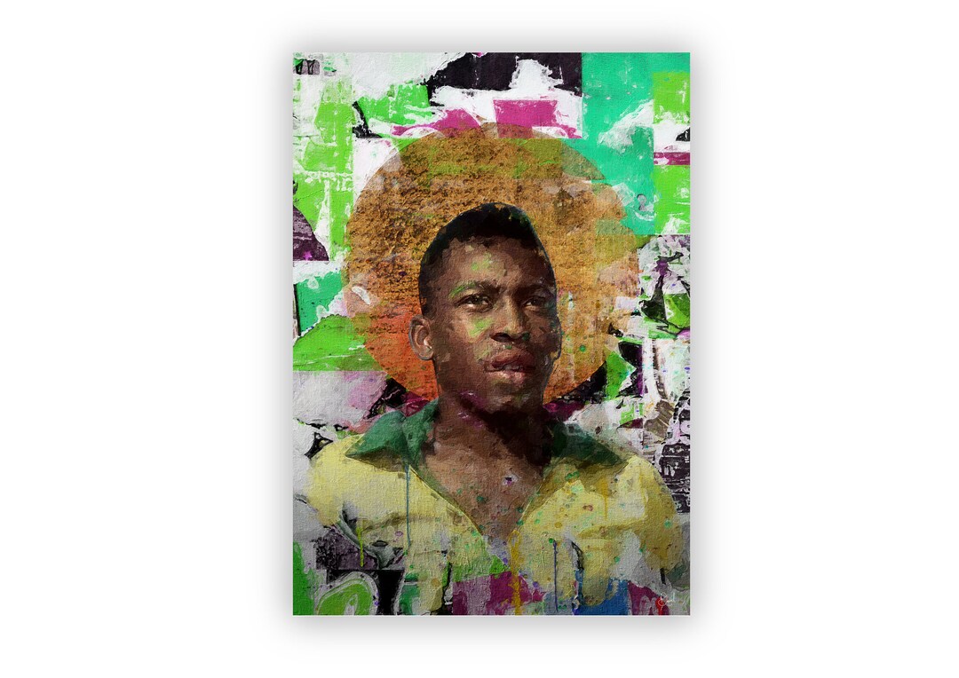Pele Art Print / Retro Strip / Brazil Print/ Brazilian / Soccer ...
