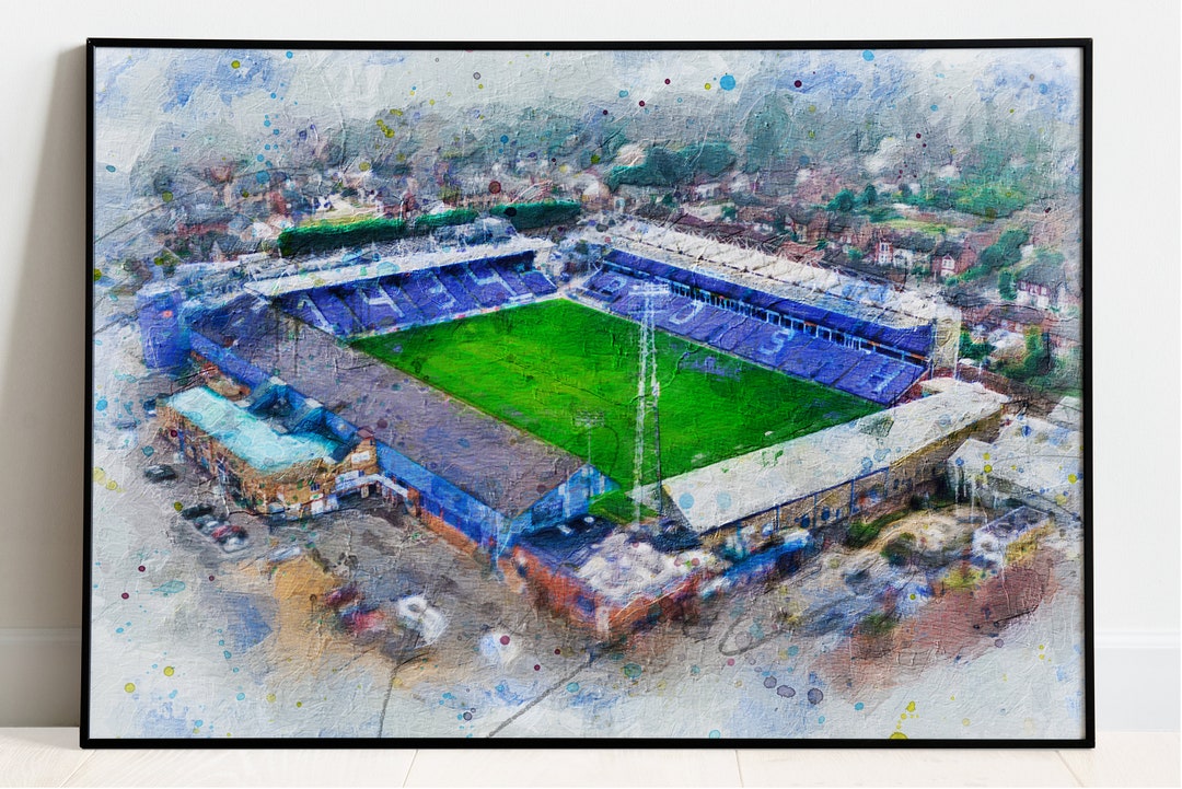 Peterborough United Oil Painting Print / London Road Art Print / Art ...