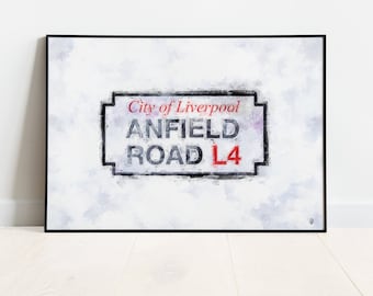 Liverpool Street Sign - Etsy
