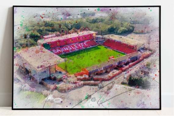 Barnsley Oil Painting Print / Oakwell Art Print / Art Print / - Etsy