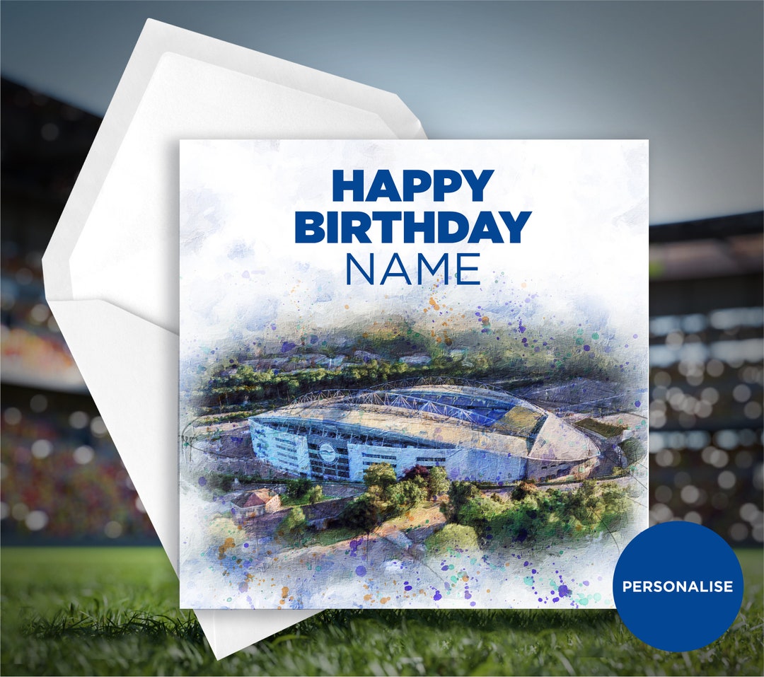 Brighton and Hove Albion Birthday Card - Amex Stadium Card ...