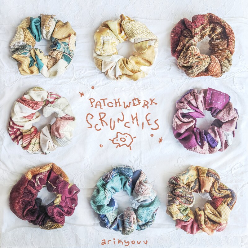 Handmade Scrunchies - Etsy