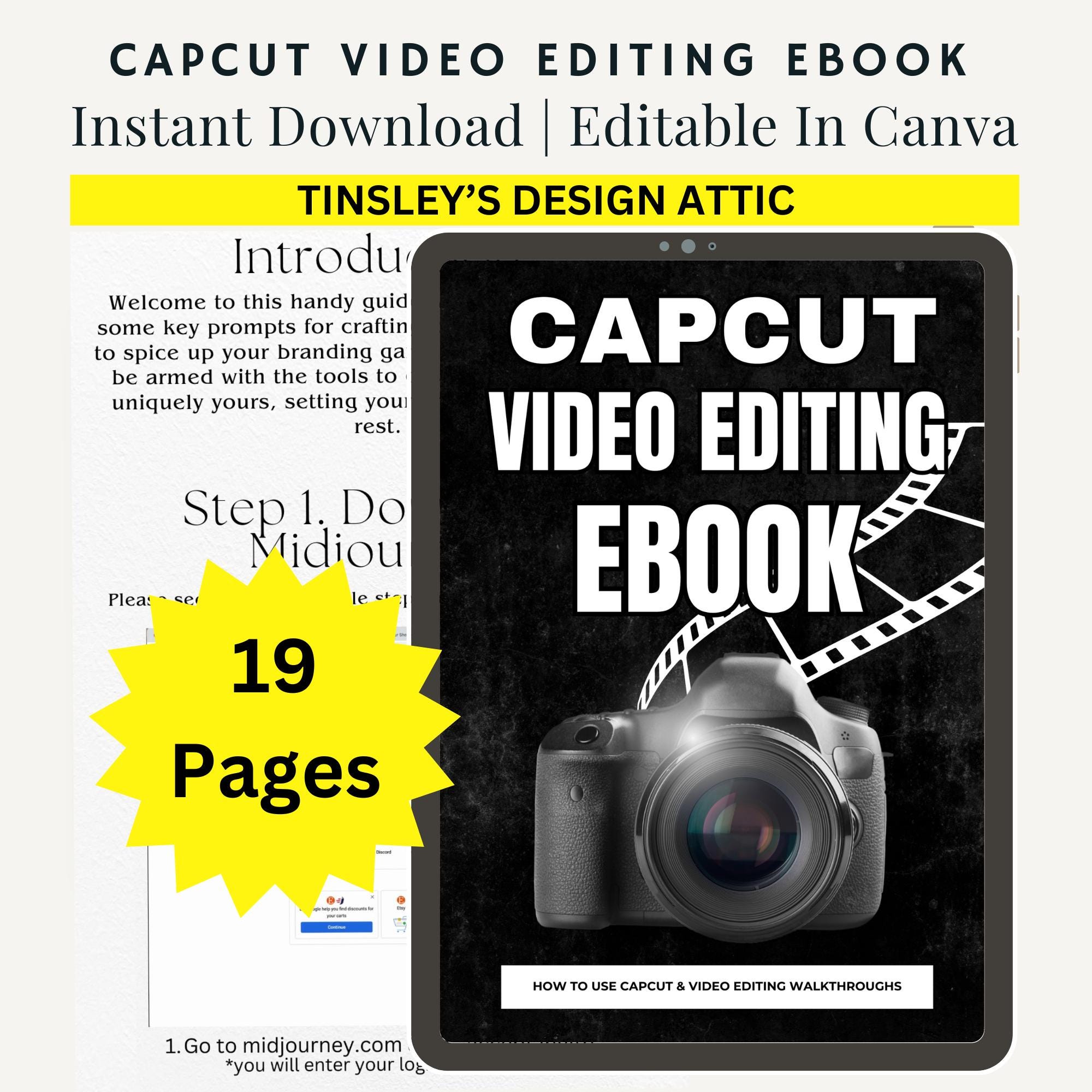 Faceless Youtube Automation Guide and Social Media Planner Capcut Video ...