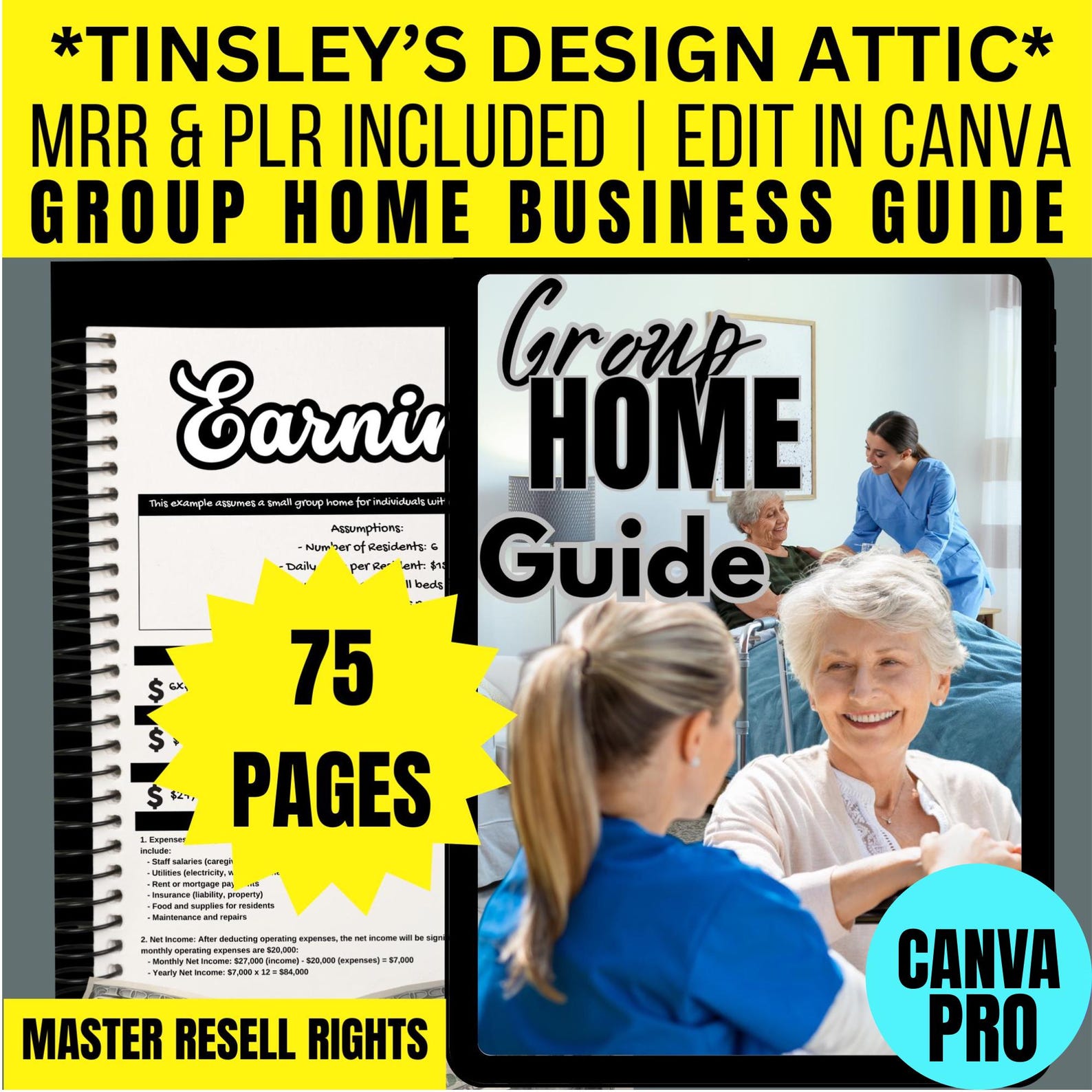 Group Home Business Guide | 75 Pages | MRR & PLR | Master Resell Rights ...