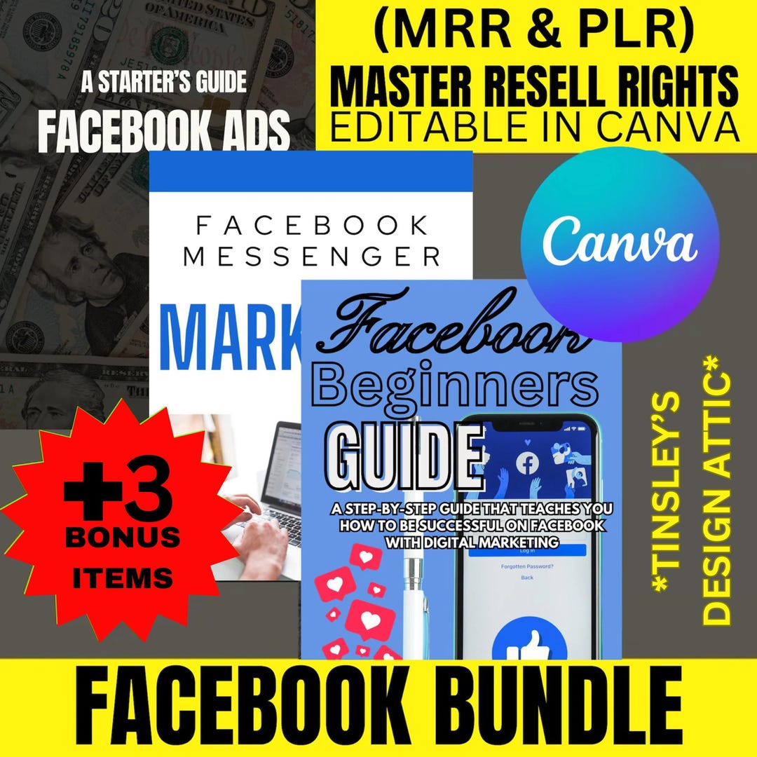 Facebook Bundle! Facebook Unleashed + Facebook Ads + Facebook Messenger ...