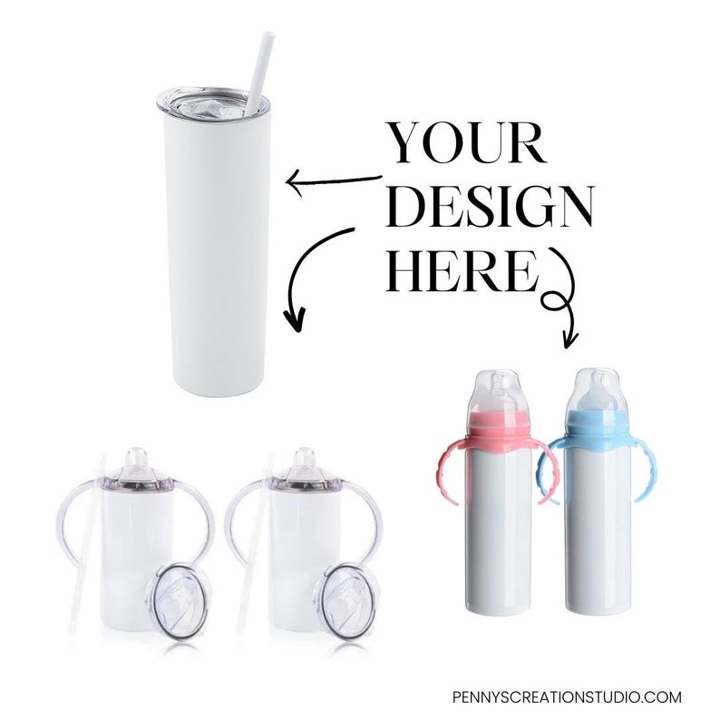Custom Sublimation Tumbler: Personalized Stainless Steel Sippy Cup - Etsy
