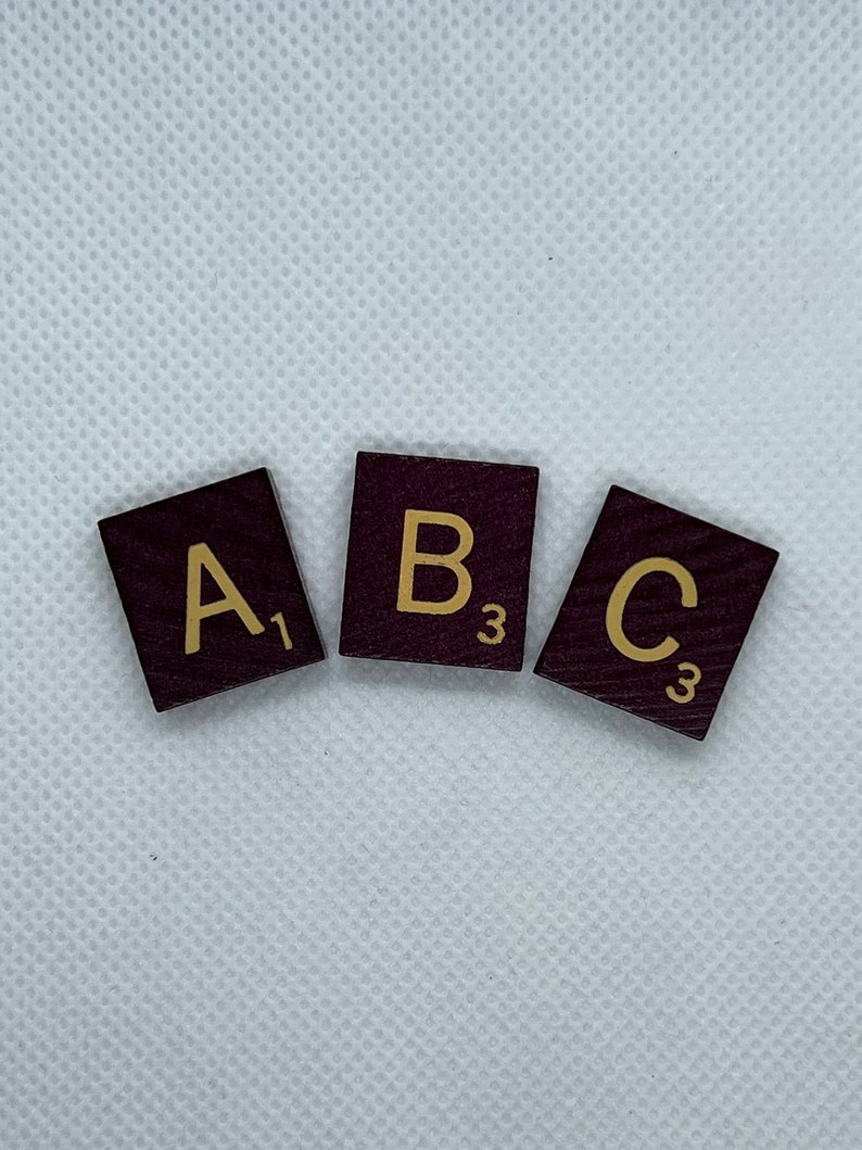 Red Scrabble Tiles - Etsy