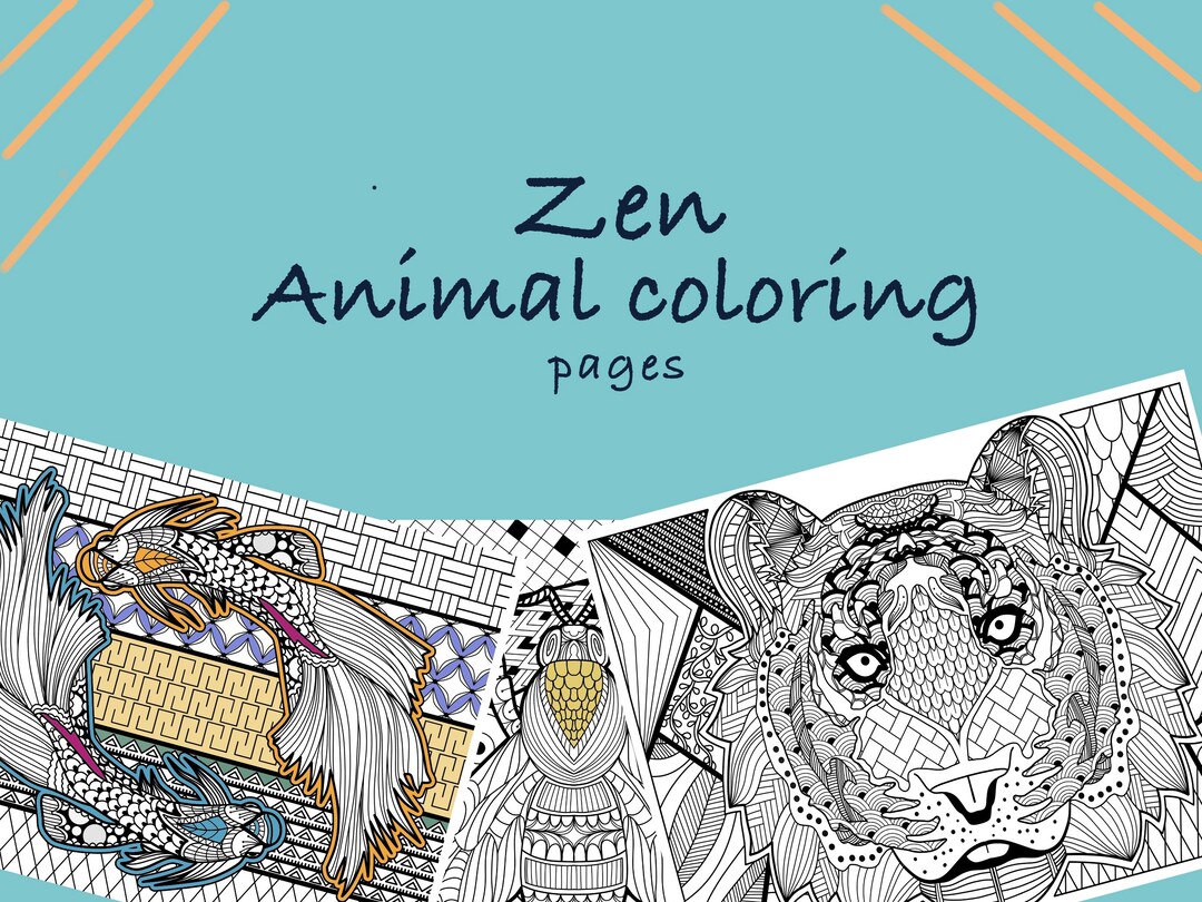 Zen Coloring Pages (20 Pages) - Etsy