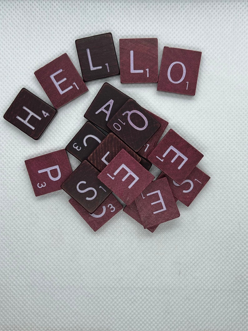 Individual Scrabble Tiles - Etsy