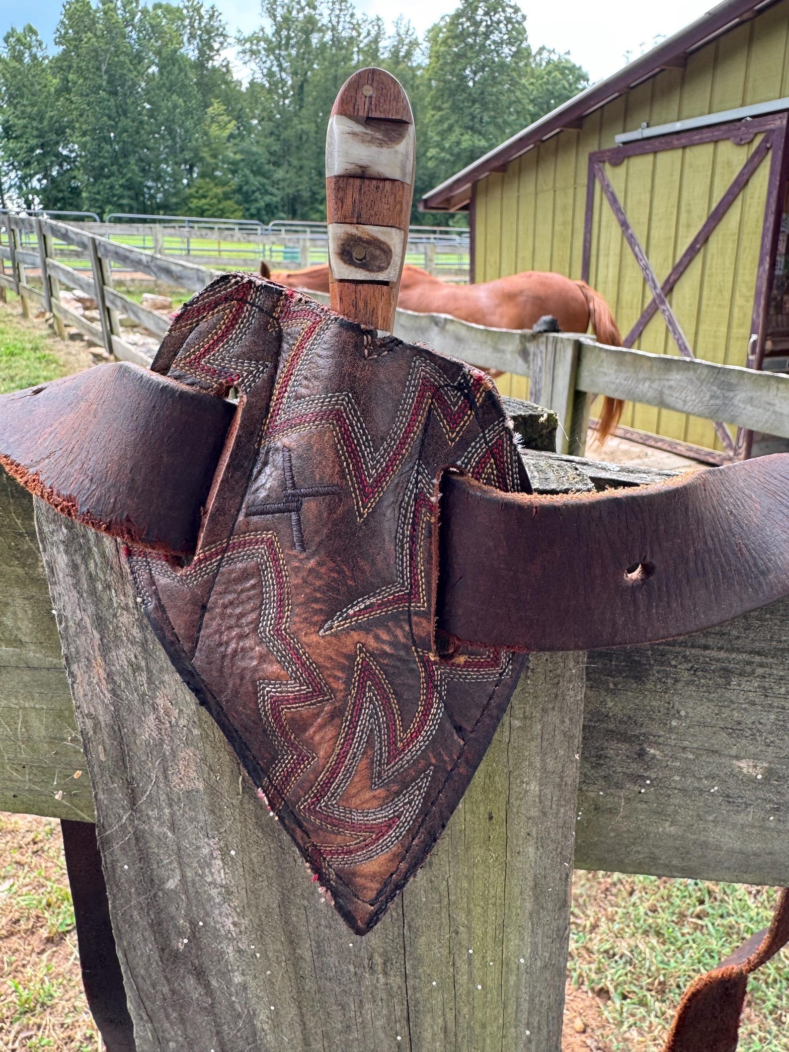 Repurposed Cowboy Boot Knife Sheath - Etsy