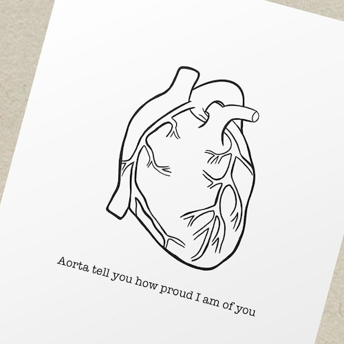 Tibia Thank You Card Funny Anatomy Card - Etsy Canada