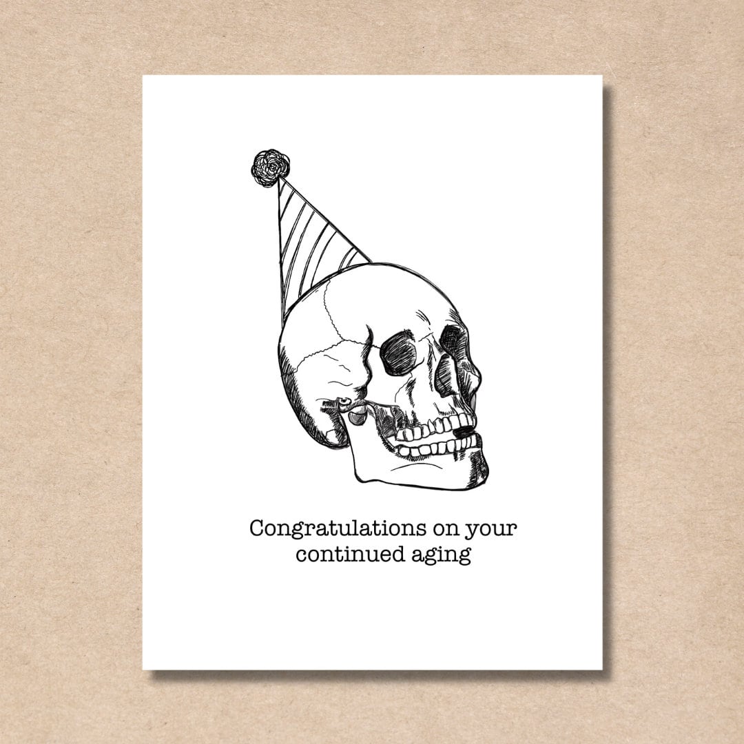 Anatomy Skull Birthday Card | Medical Card | Medical Joke | Funny ...