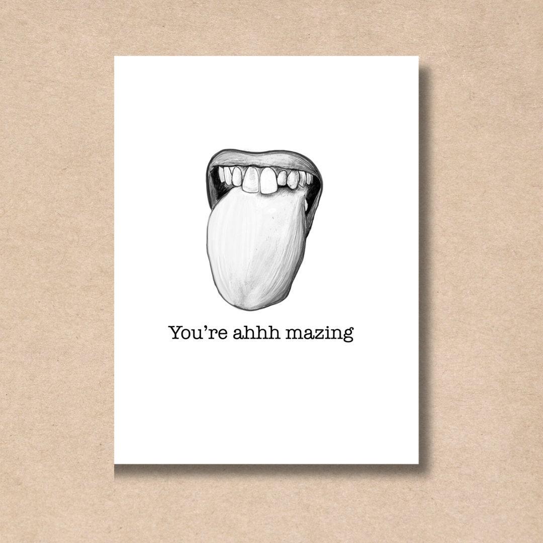 You're Ahh-mazing Card| Funny Medical Card, Anatomy Card, Healthcare ...