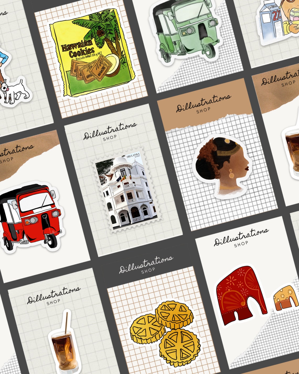 Sri Lankan Kokis Sticker | South Asian Sticker | Waterproof ...