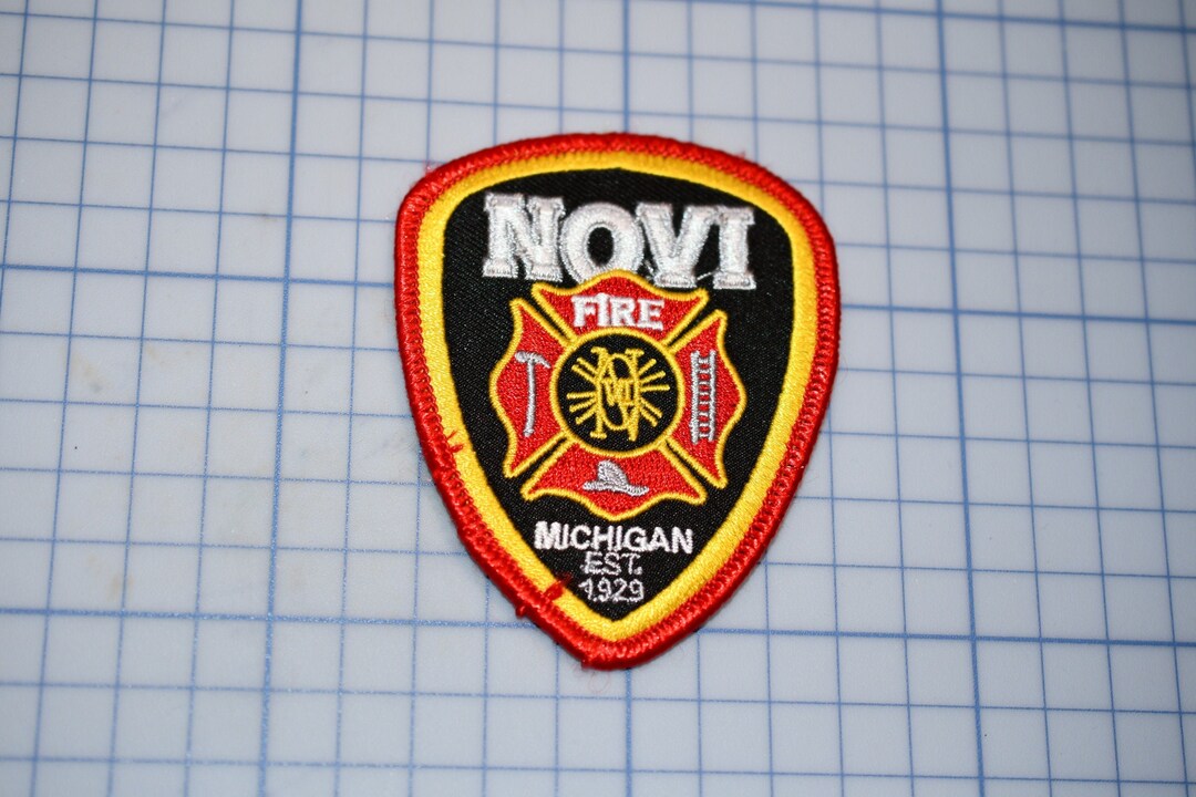 Novi Michigan Fire Department Collectable CAP Patch (B25-335) - Etsy