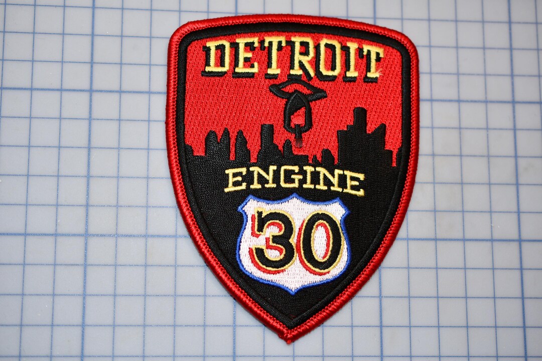 Detroit Michigan Fire Department Engine 30 Patch (S07-1) - Etsy