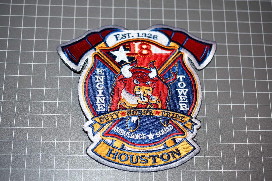 Houston Fire Department Engine Tower 18 Patch B19 - Etsy
