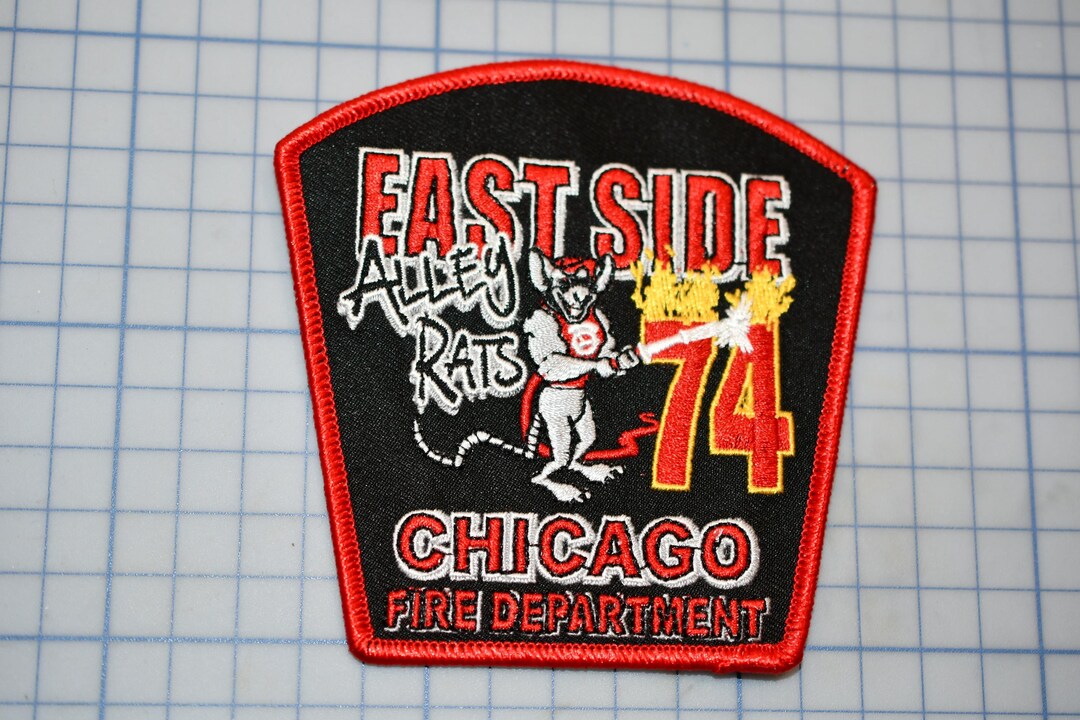 Chicago Fire Department "east Side Alley Cats" Patch (S07-1) - Etsy