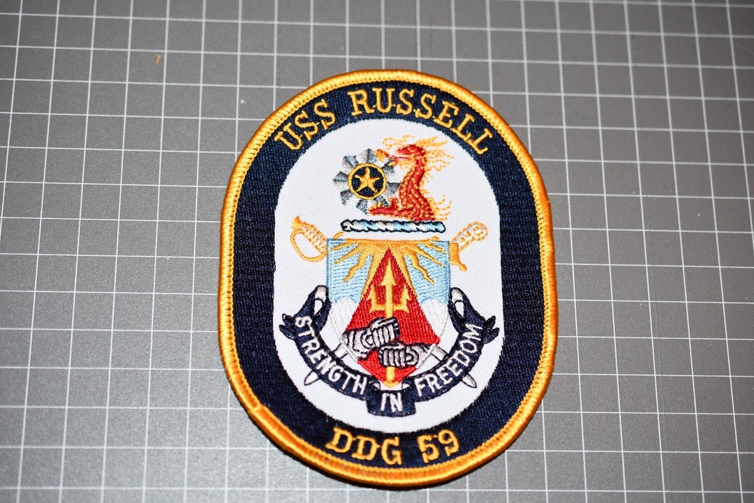 USN USS Russell DDG 59 Patch (B21-148) - Etsy