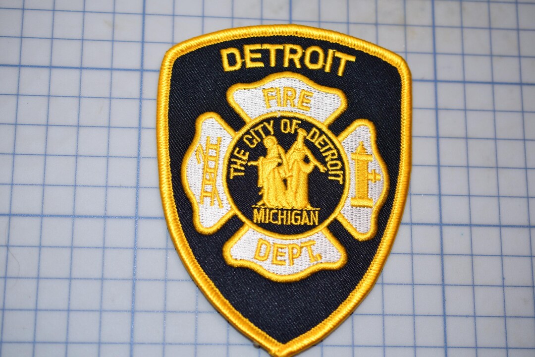 Detroit Michigan Fire Department Patch (U.S Fire Patches) - Etsy