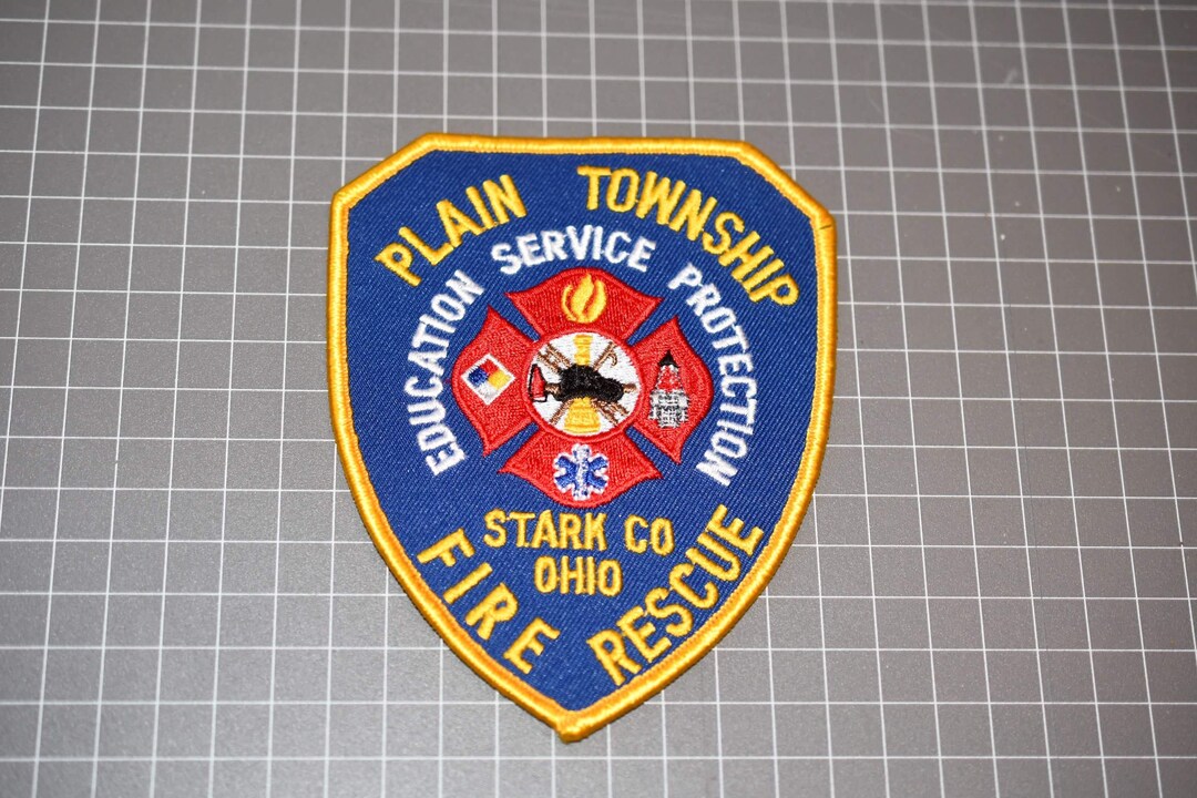 Plain Township Ohio Fire Department Rescue Patch (U.S. Fire Patches) - Etsy