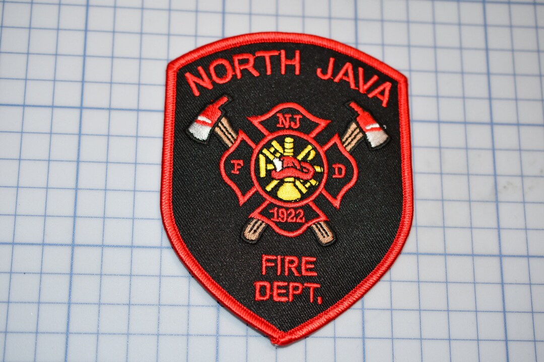 North Java New Jersey Fire Department Collectable Patch (B29-359) - Etsy