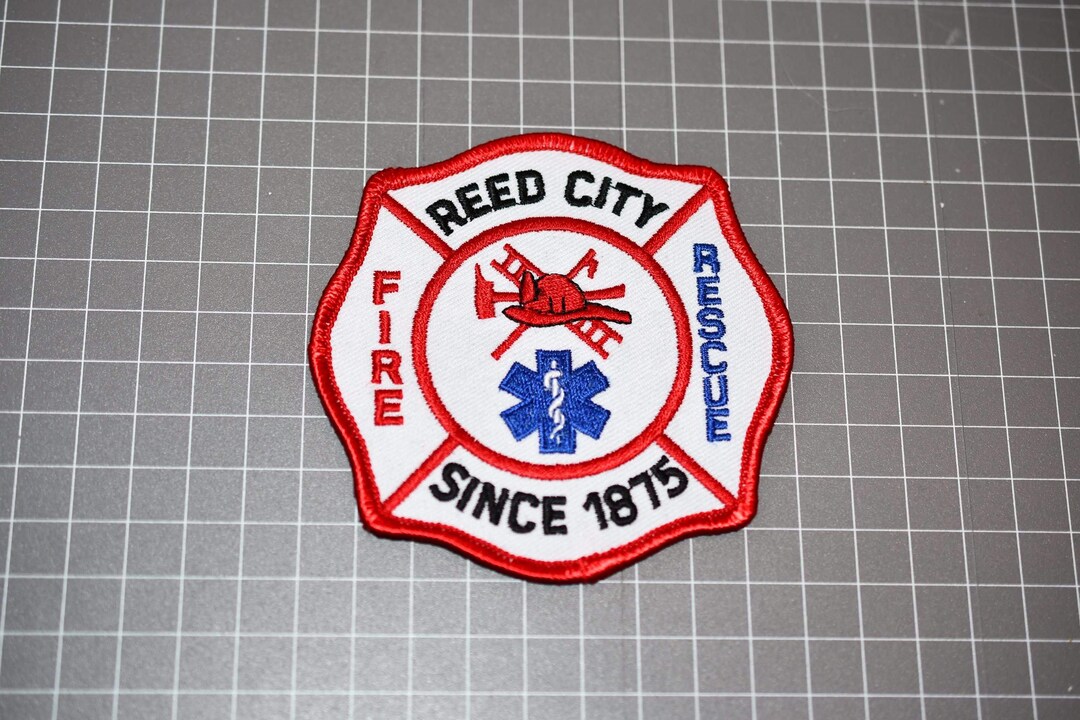 Reed City Michigan Fire Department Rescue Patch (U.S. Fire Patches) - Etsy