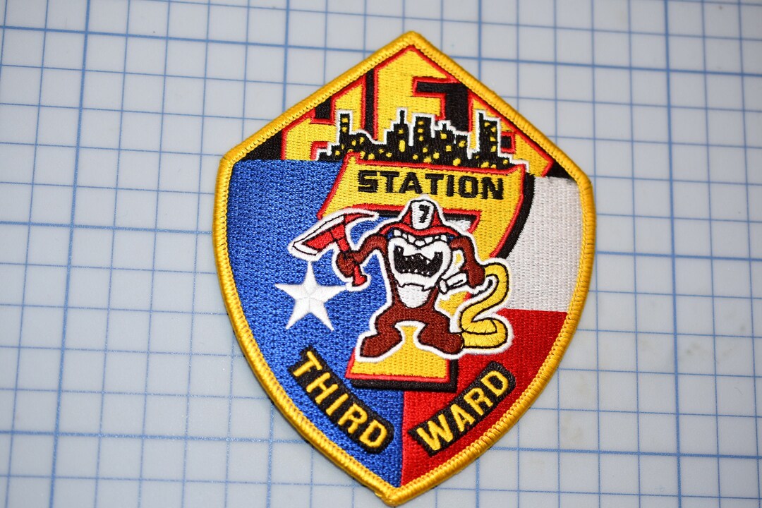 Houston Texas Fire Department Station 7 Patch (B11) - Etsy