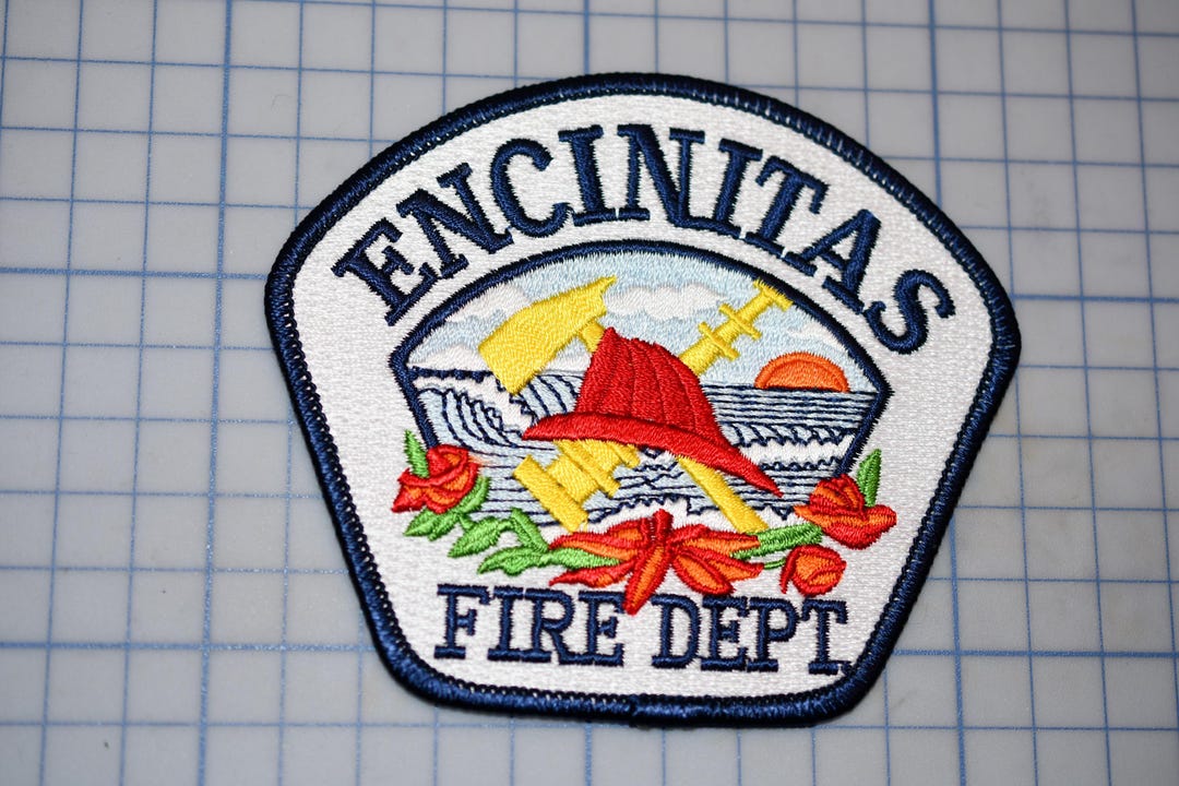 Encinitas California Fire Department Patch (S07-1) - Etsy