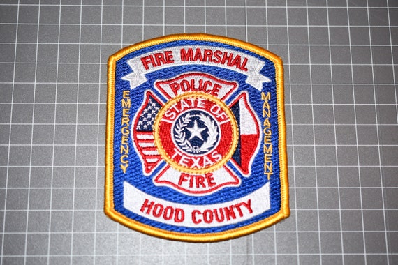Hood County Texas Fire Marshal Patch B1 | Etsy