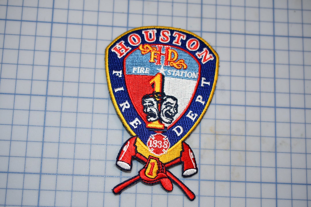 Houston Texas Fire Department Collectable Station 1 Patch (B11) - Etsy