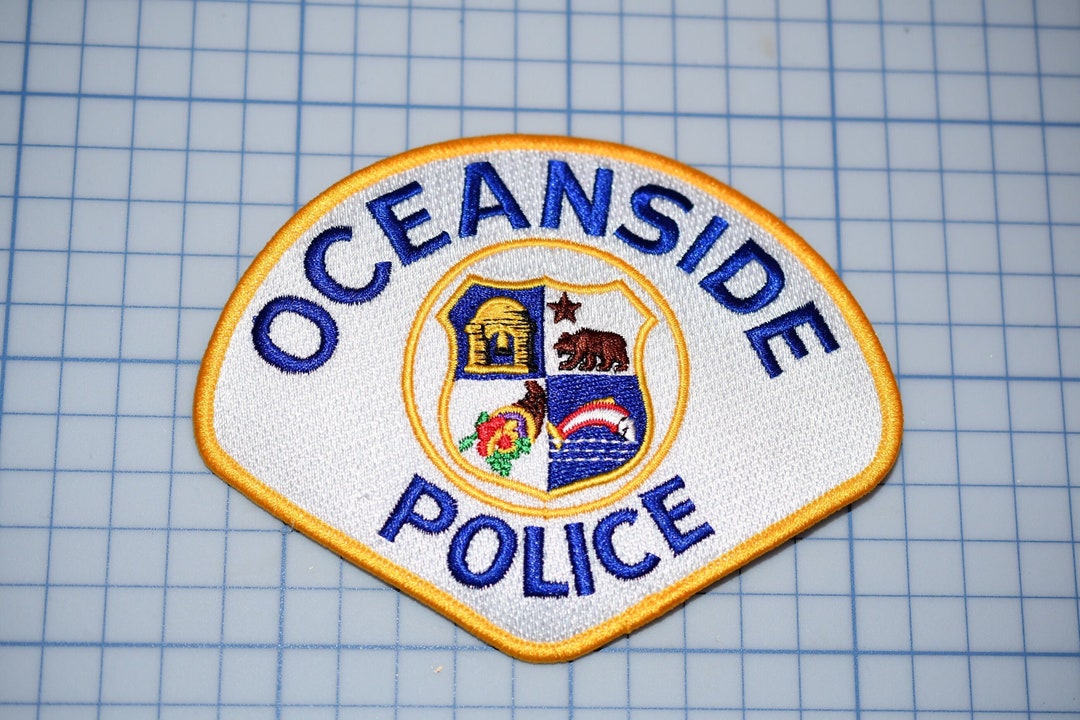 Oceanside California PD Patch (B25-237) - Etsy