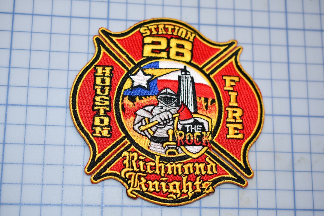 Houston Texas Fire Department Station 28 Patch (B11) - Etsy