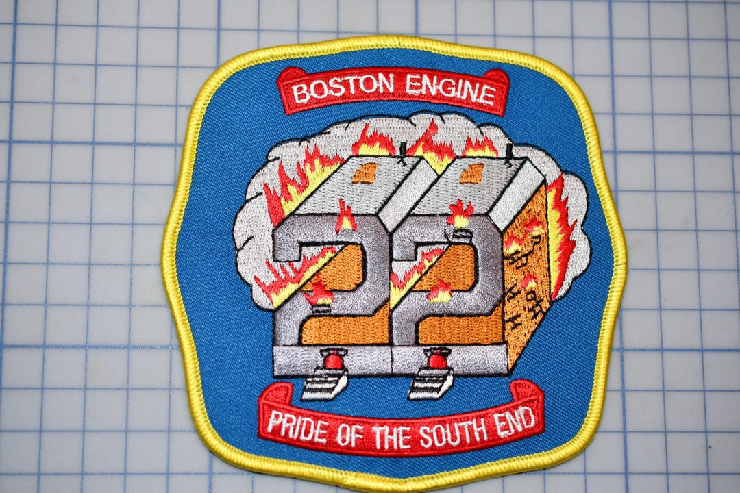 Boston Massachusetts Fire Department Engine 22 Patch (SO7-1) - Etsy