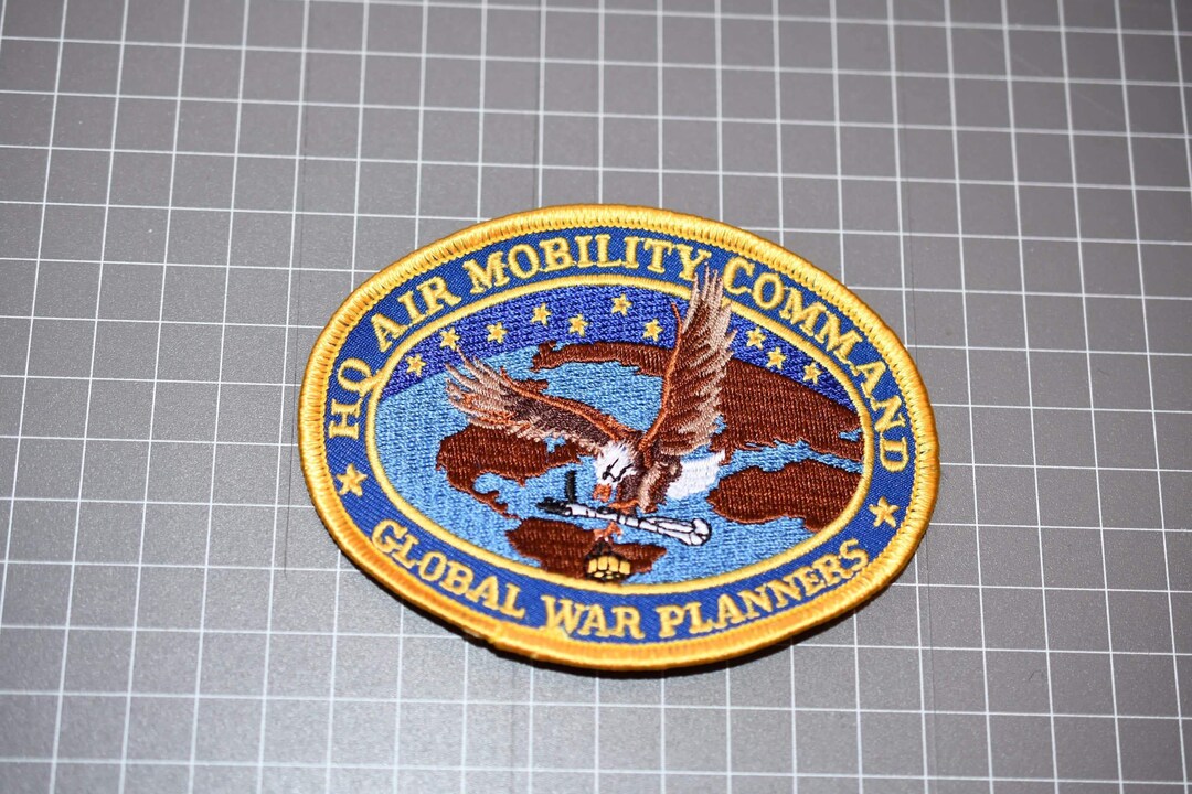 USAF H.Q. Air Mobility Command - Global War Planning Patch (B3) - Etsy