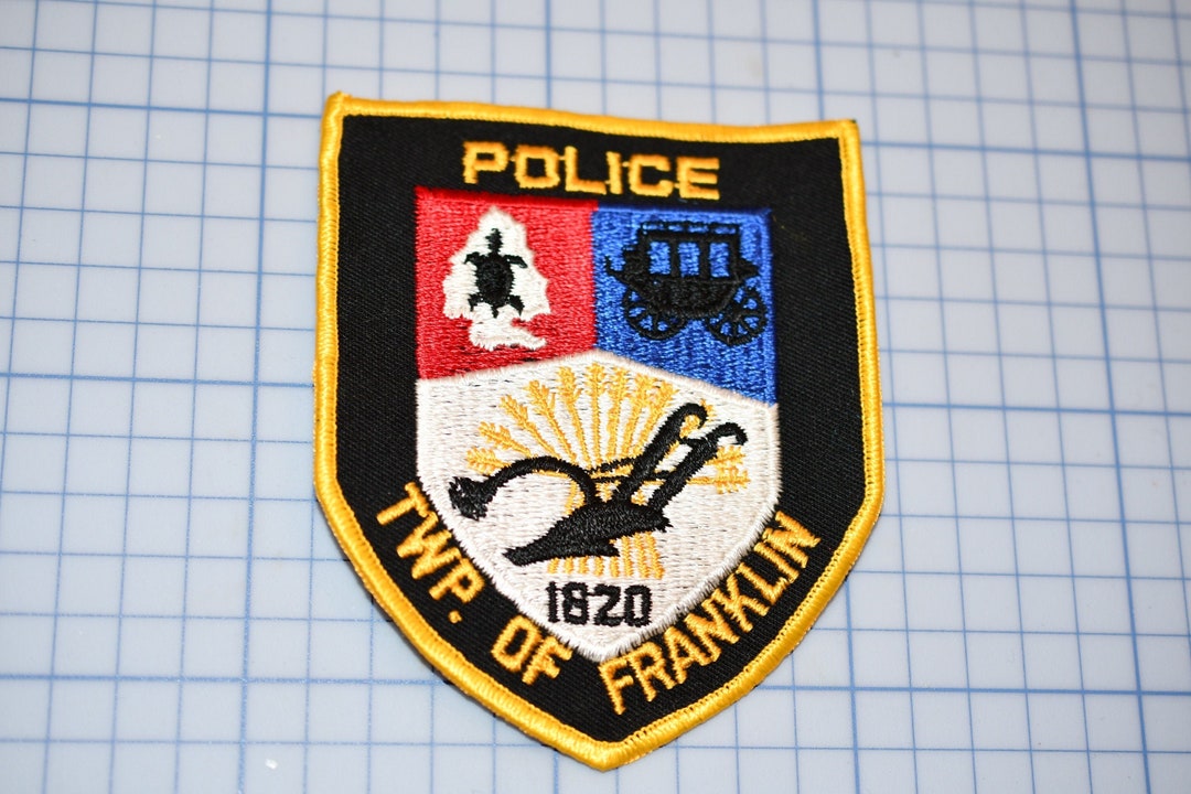 Township of Franklin New Jersey PD Patch S4-294 - Etsy