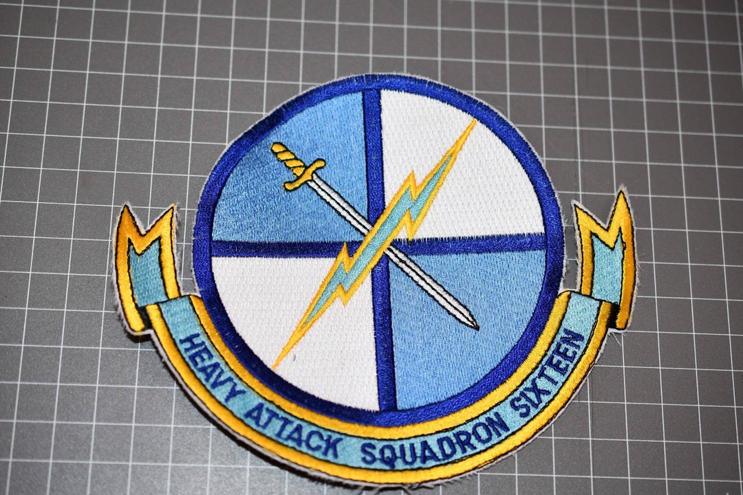 USN VAH-16 Heavy Attack Squadron Sixteen Patch B21-143 - Etsy
